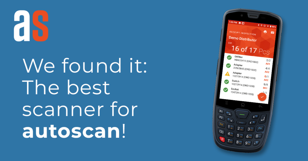 Der beste Scanner für die Arbeit mit autoscan im Lager - autoscan