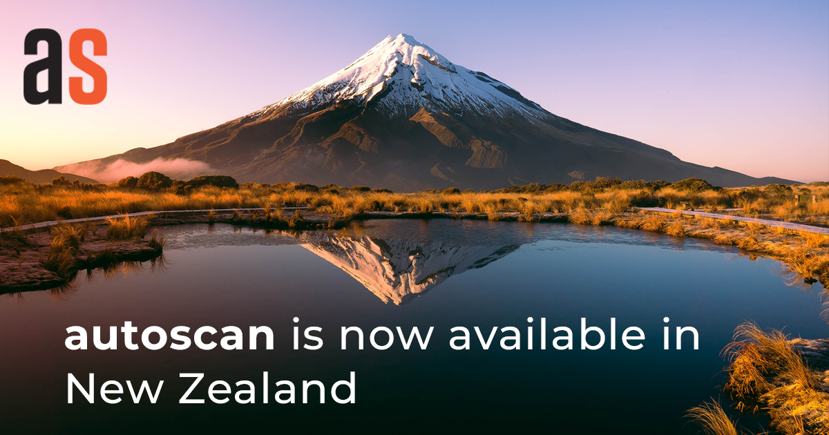 autoscan is now available in New Zealand!