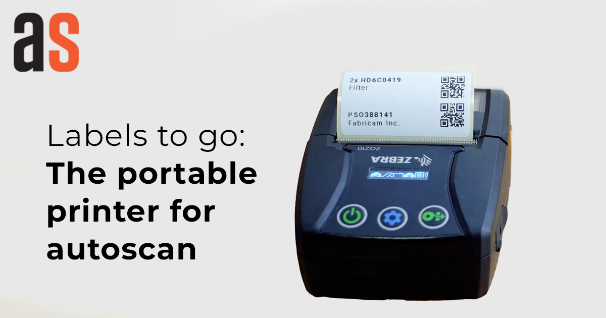 Labels to go: The portable printer for warehouses