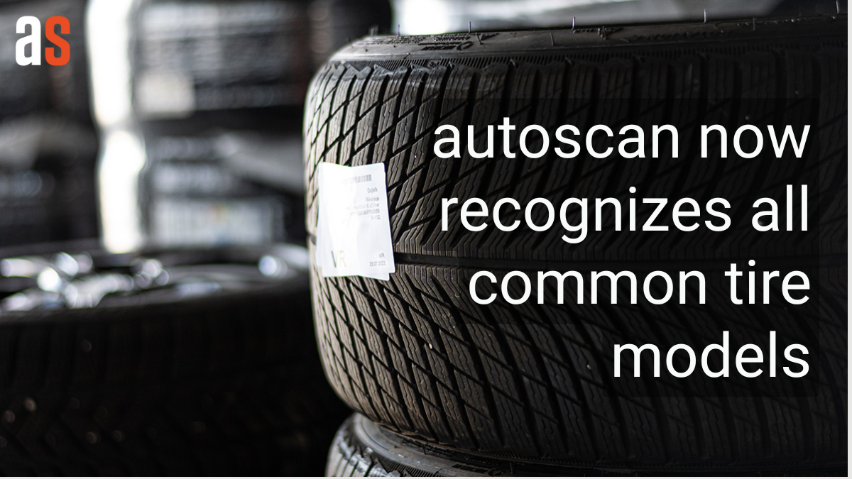 autoscan now recognizes all common tire models